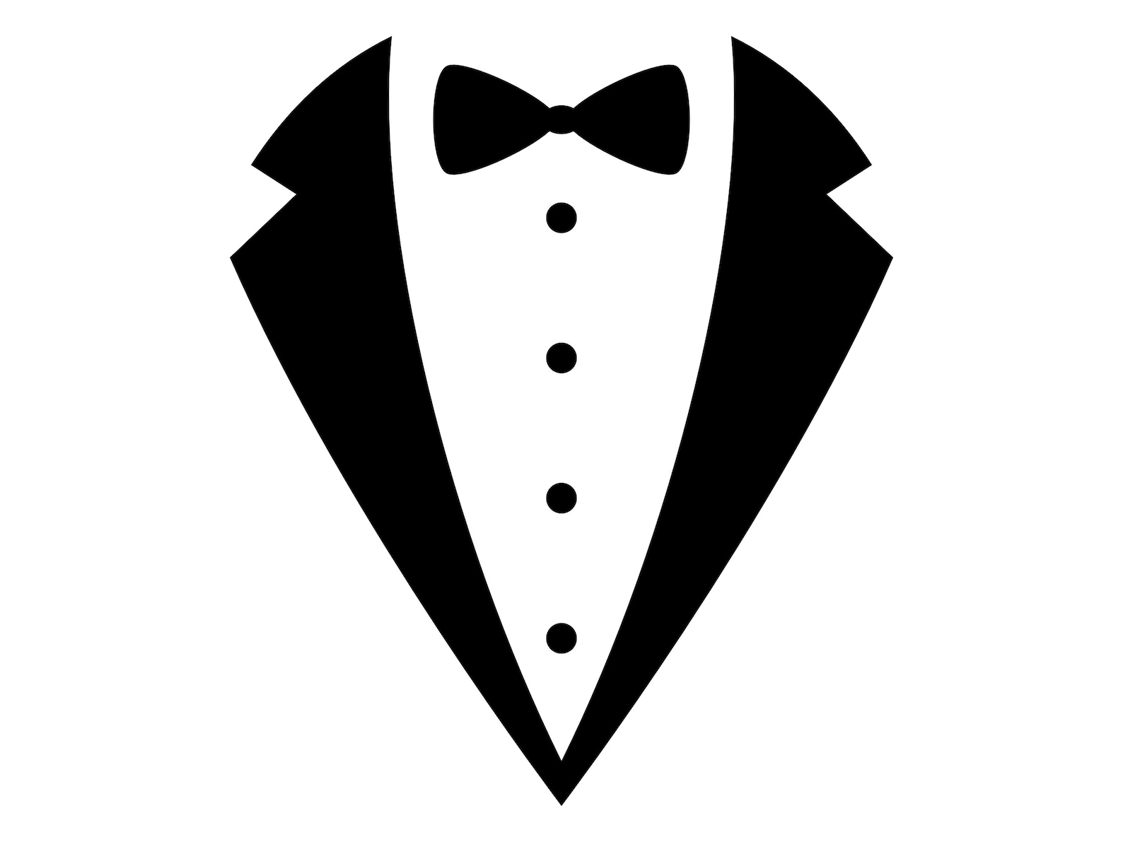Tuxedo SVG, Tuxedo Suit Silhouette, Tuxedo Clipart, Tuxedo Cut File ...