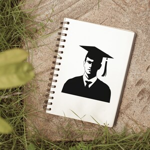 Graduation Student SVG - College Graduation Ceremony Boy Printable Clip ...