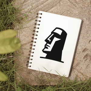 Easter Island Head SVG - Moai Polynesia Stone Head Sculpture Silhouette ...