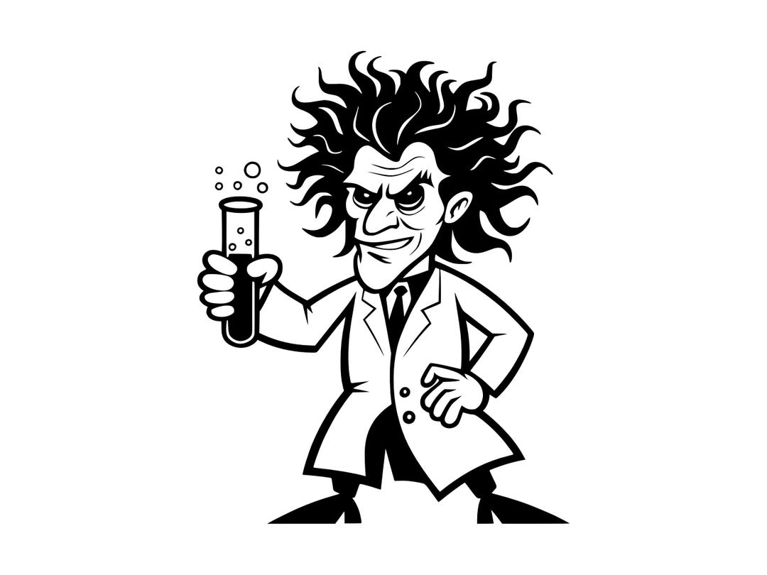 Mad Scientist SVG - Chemistry Science Lab Experiment Printable ...