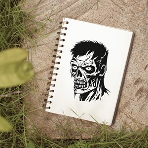 Zombie Head SVG - Halloween Zombies Ghoul Undead Monster Silhouette ...