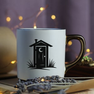 Outhouse SVG - Outdoor Toilet Shack Rural Cabin Cottage Silhouette Clip ...