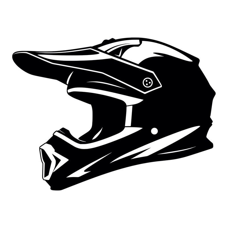 Dirt Bike Helmet Template - Etsy