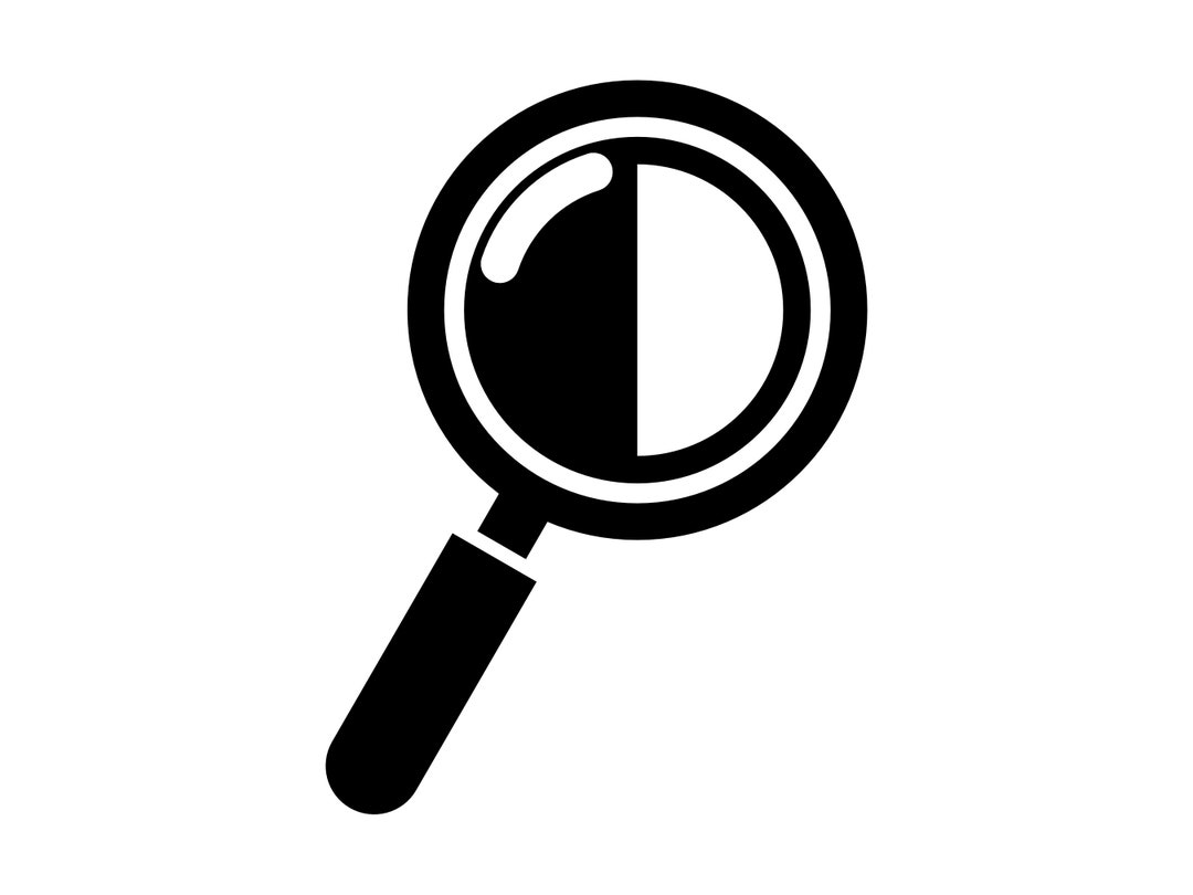Magnifying Glass SVG - Close up Microscope Detective Zoom Printable ...