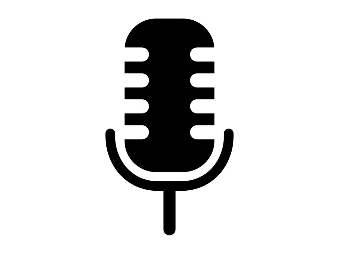 Microphone SVG, Podcast Mic Silhouette, Microphone Clipart, Microphone ...