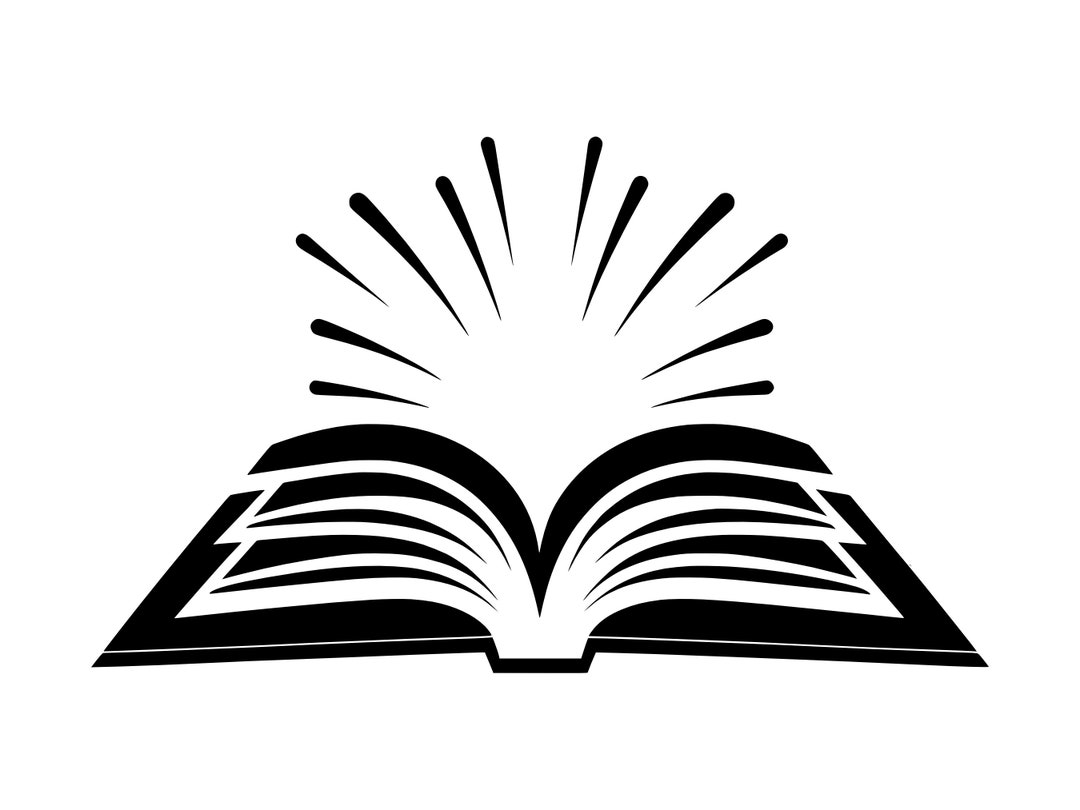 Open Book SVG - Book Worm Reading Study Knowledge Printable Clip Art ...