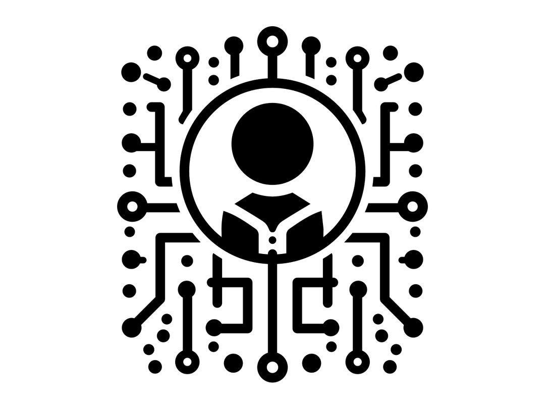 Artificial Intelligence SVG - AI Machine Learning Technology Printable ...