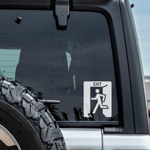 Exit Door SVG - Emergency Exit Escape Route Doorway Sign Silhouette ...