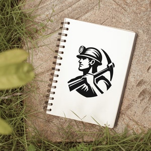 Miner SVG - Mining Prospector Digger Mine Worker Silhouette Clip Art ...