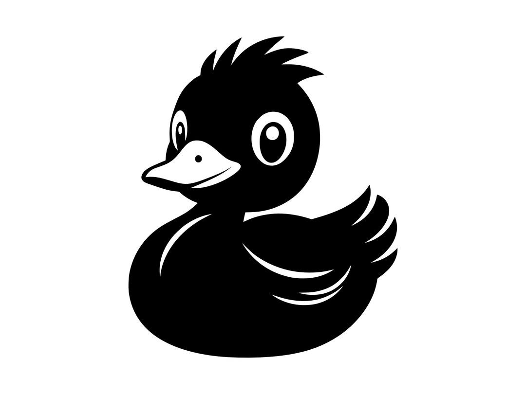 Duckling SVG - Cartoon Baby Duck Farm Animal Pond Wildlife Printable ...