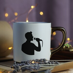 Singer SVG - Man Singing Male Vocalist Microphone Music Silhouette Clip ...