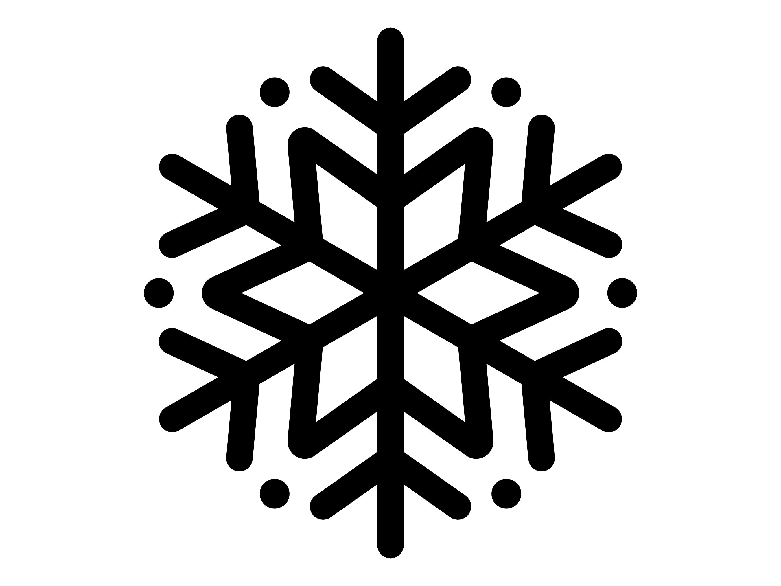 Snowflake SVG Snowflake Silhouette Winter Clip Art Christmas Snowflake ...