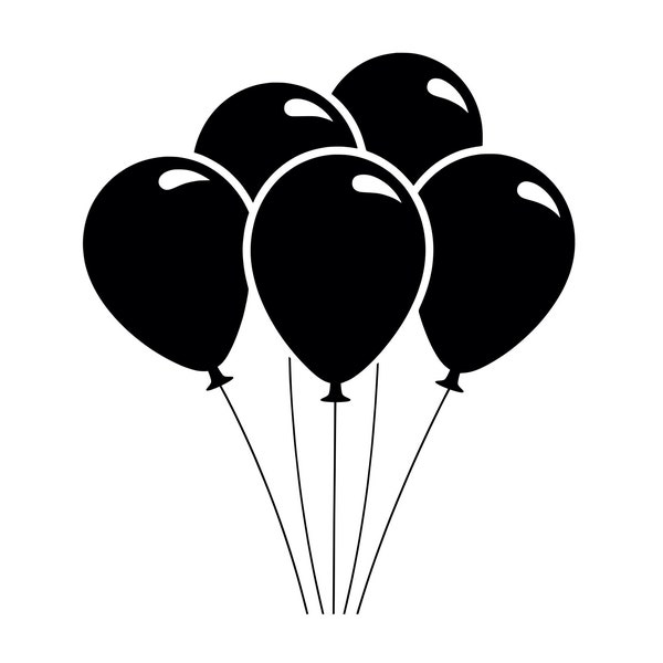 Balloons Svg - Etsy