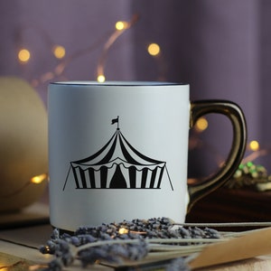 Circus Tent SVG - Fairground State Fair Circus Big Top Silhouette ...