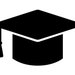 Graduation Hat SVG, Graduate Cap Silhouette, College Clipart, Academic ...