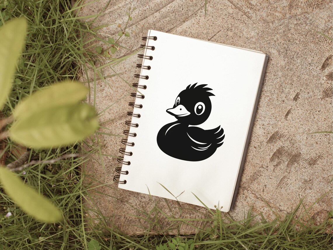 Duckling SVG - Cartoon Baby Duck Farm Animal Pond Wildlife Printable ...