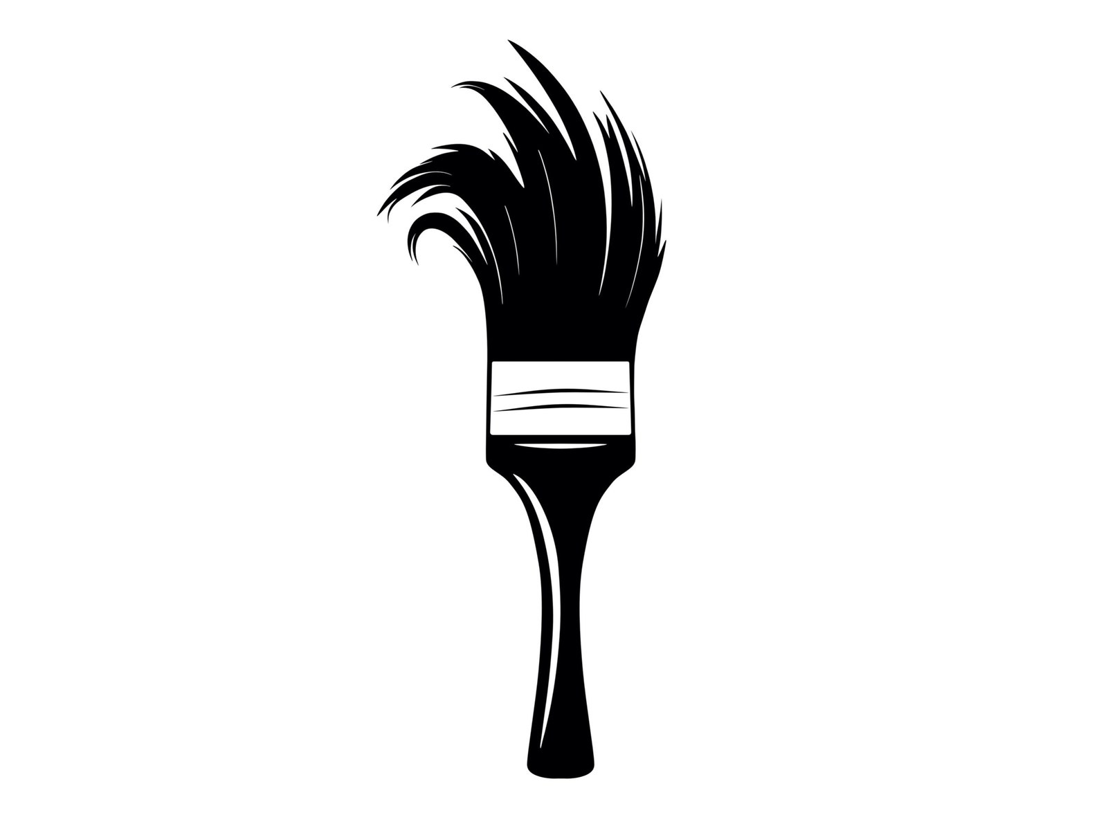 Paint Brush SVG - Painting Artist Paint Streak Brush Tool Printable ...
