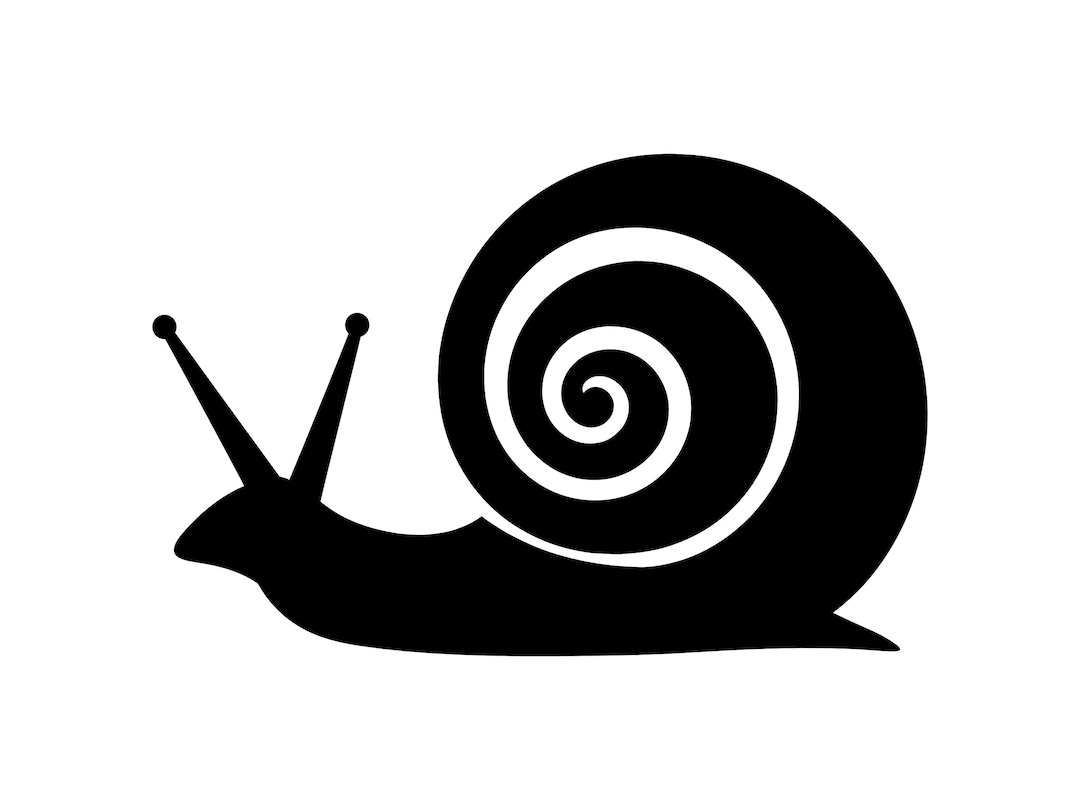Snail SVG - Snail Shell Insect Slowpoke Silhouette Clip Art Cut File ...
