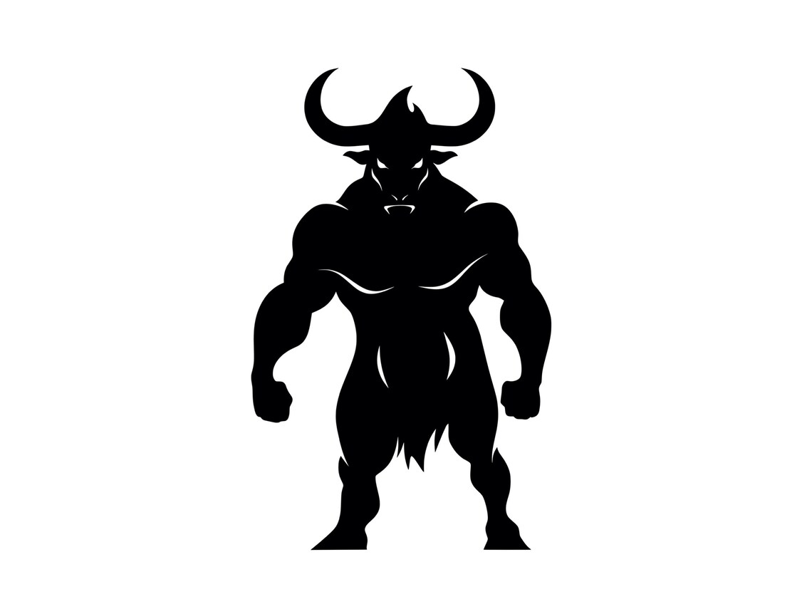 Minotaur SVG Bull Headed Man Mythical Creature Beast - Etsy