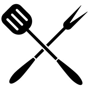 BBQ Utensils SVG, Barbecue Tools Silhouette, Cookout Clipart, Food ...