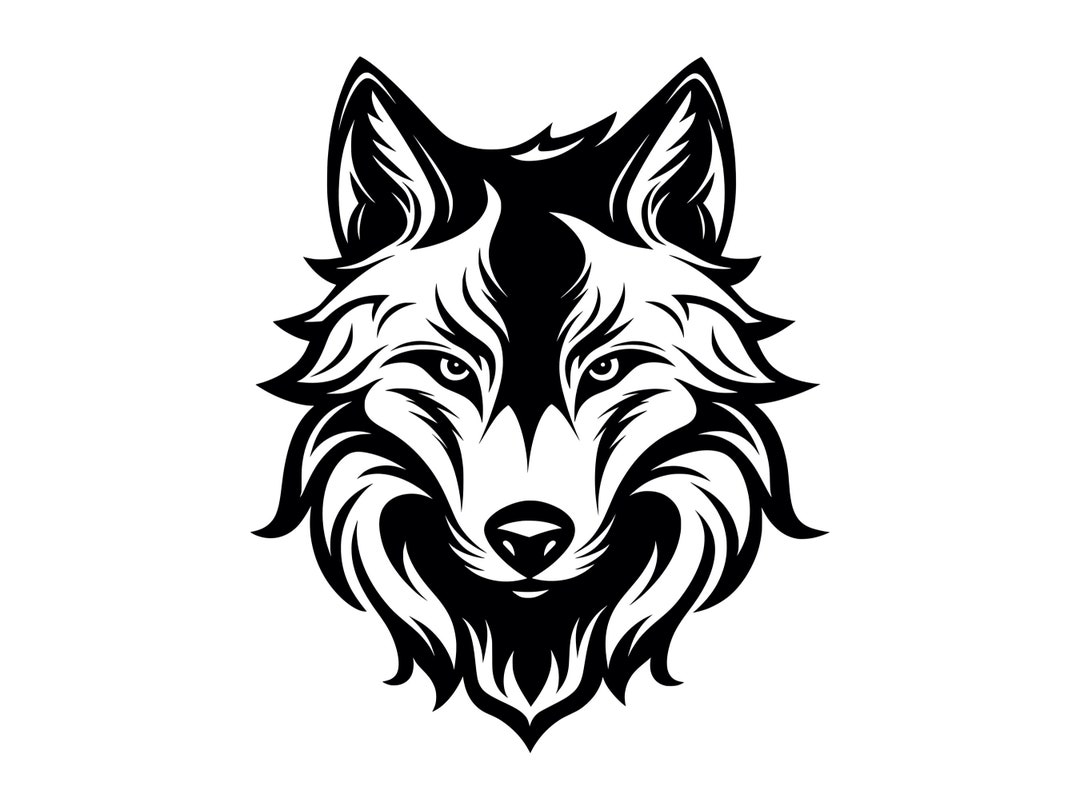 Wolf SVG - Wolves Head Predator Animals Printable Clip Art Cut File ...