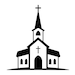 Church SVG - Chapel Christian Catholic Prayer House of God Silhouette ...
