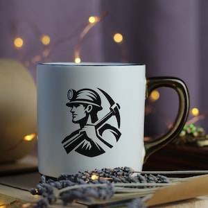 Miner SVG - Mining Prospector Digger Mine Worker Silhouette Clip Art ...