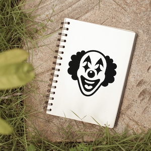 Laughing Clown SVG - Sideshow Clown Carnival Clown Head Printable Clip ...