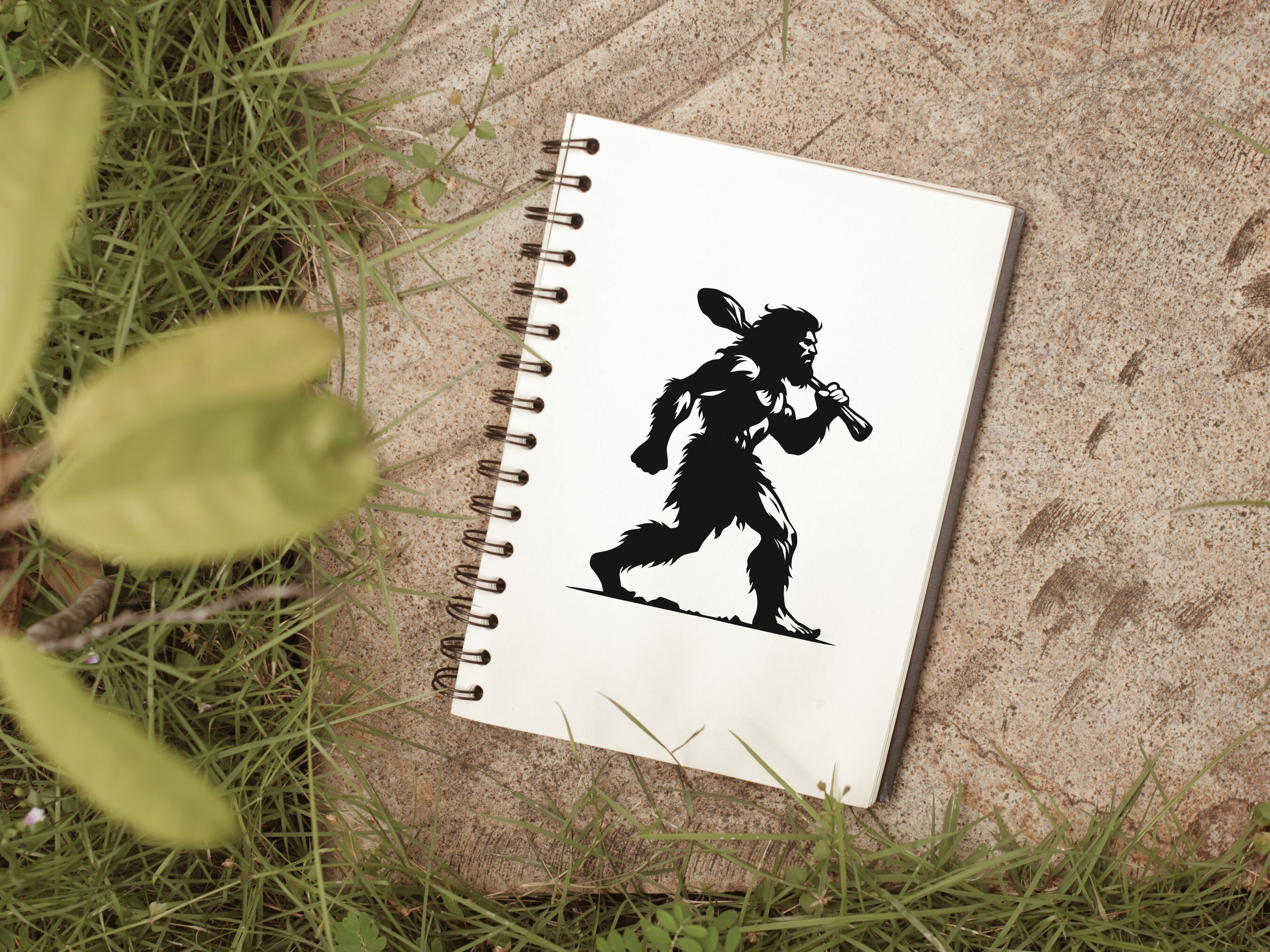 Caveman SVG - Neanderthal Primitive Man Human Evolution Silhouette Clip ...
