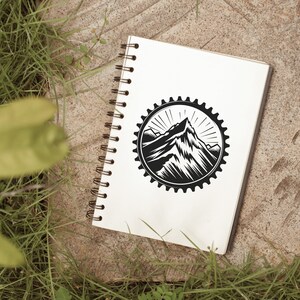 Mountain Bike Chain Ring SVG - Trail Bike Sprocket Wheel Silhouette ...