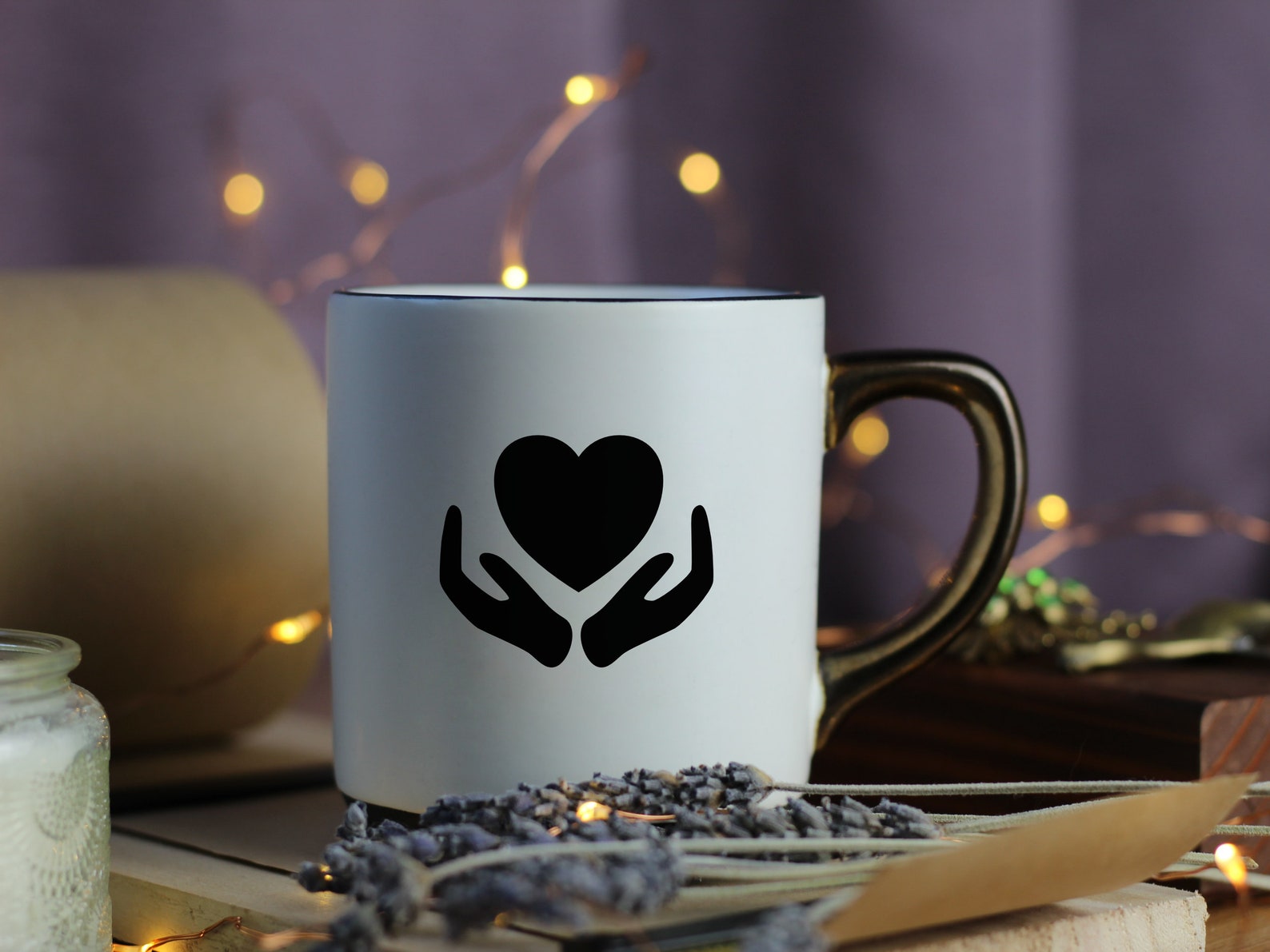 Caring Hands SVG Hands and Heart Silhouette Kindness Clip - Etsy