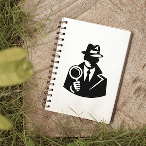 Detective SVG - Investigator Sleuth Spy Mystery Crime Printable Clip ...