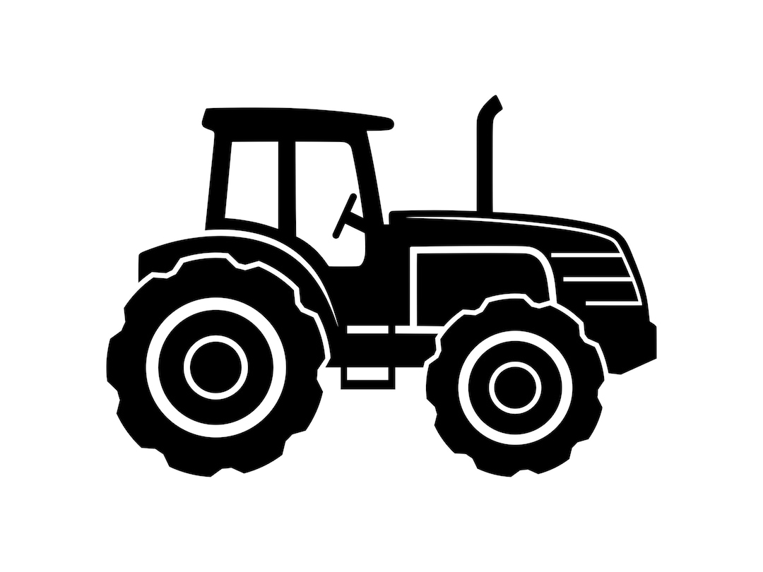 Tractor SVG - Farm Vehicle Agriculture Machine Equipment Printable Clip ...