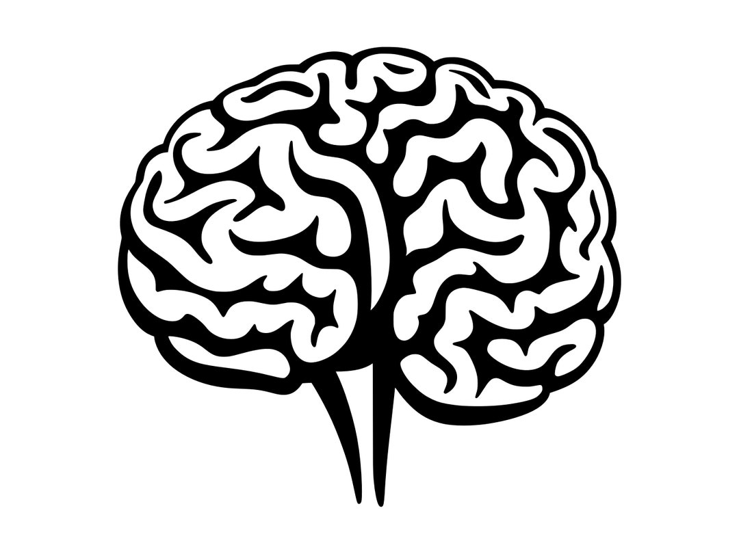Brain SVG - Human Brain Biology Learning Knowledge Printable Clip Art ...