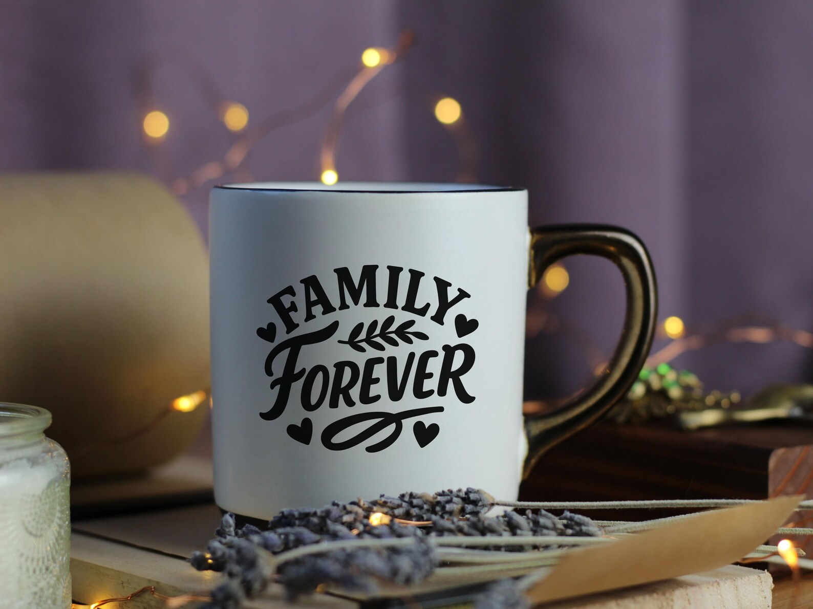 Family Forever SVG - Family Quote Love Home Wall Decor Keepsake Quote ...