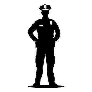 Police Officer SVG - Cop Law Enforcement Constable Silhouette Clip Art ...
