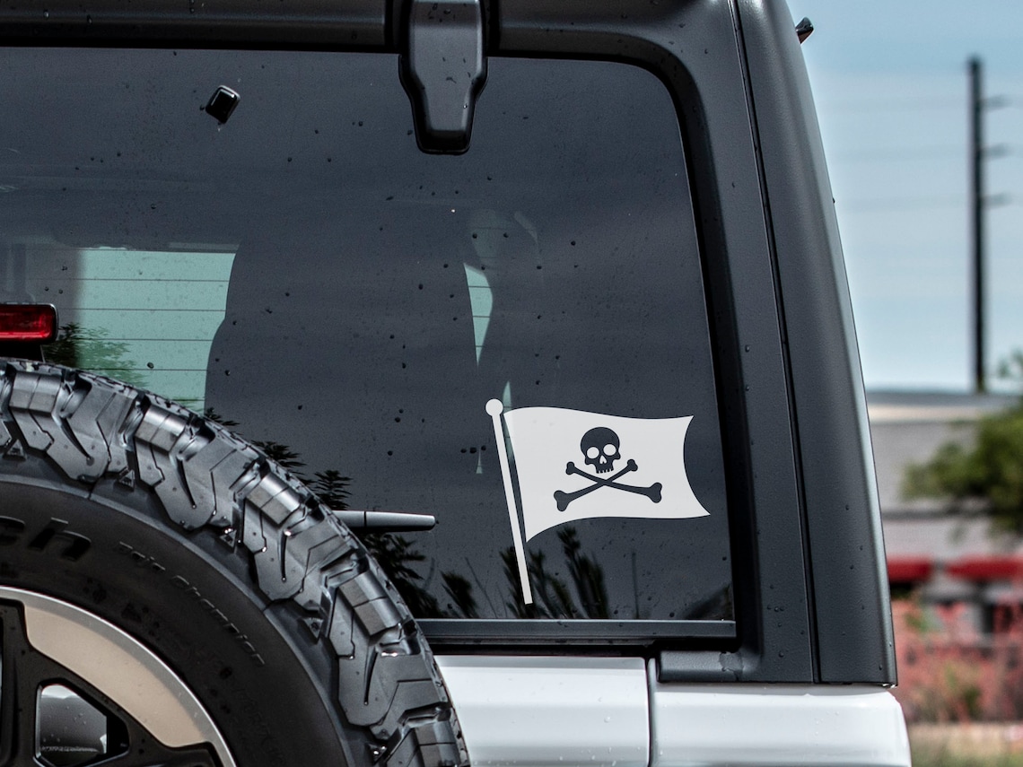 Pirate Flag SVG - Skull and Crossbones Jolly Roger Flag Printable Clip ...