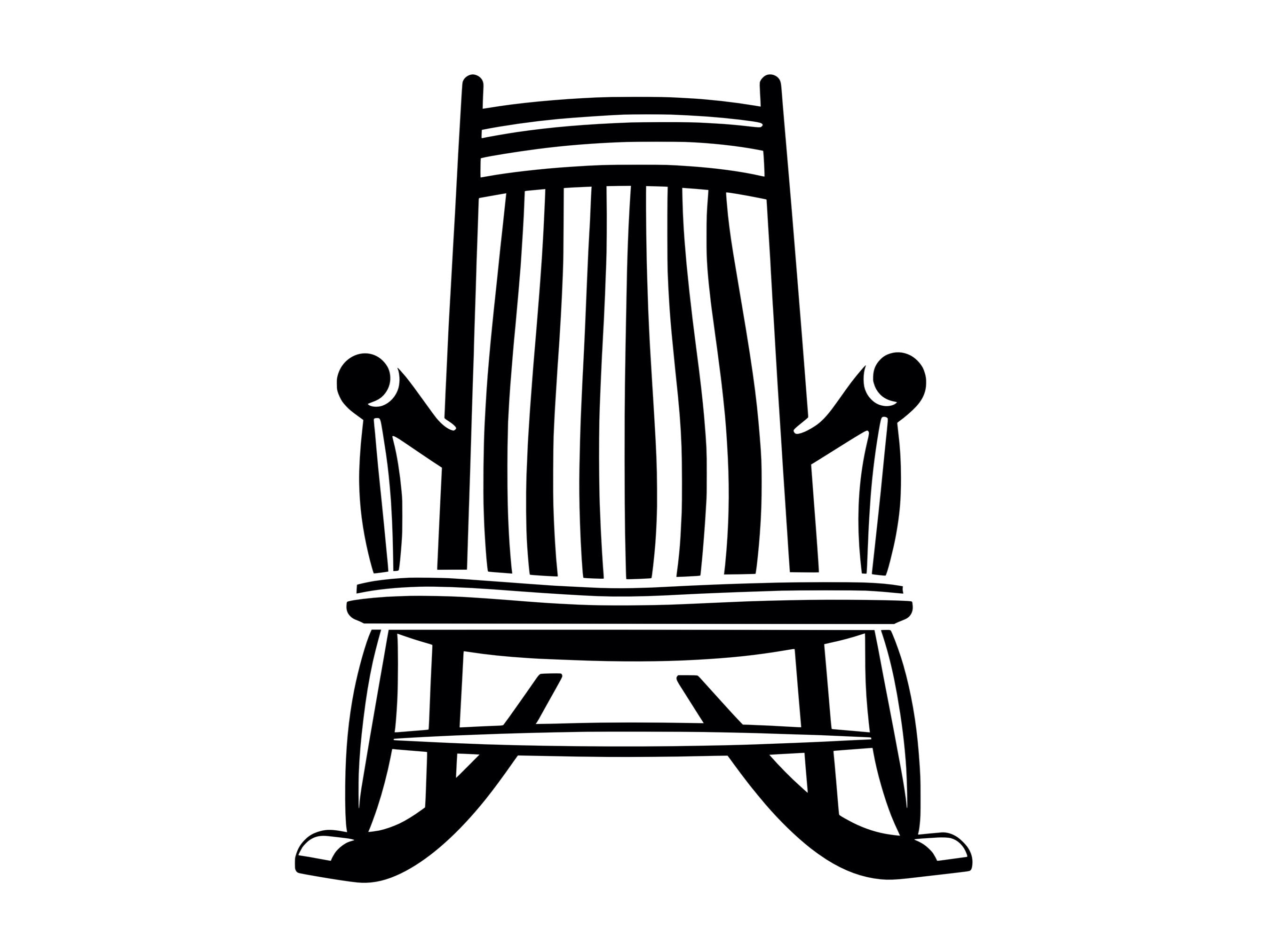 Rocking Chair SVG Arm Chair Rocker Porch Wooden Seat - Etsy