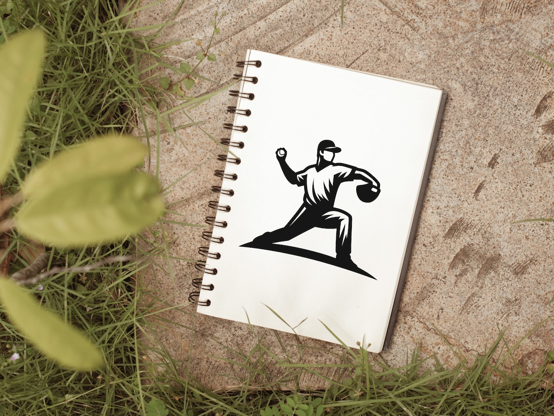 Baseball Pitcher SVG - Baseball Player Pitching Sport Silhouette Clip ...