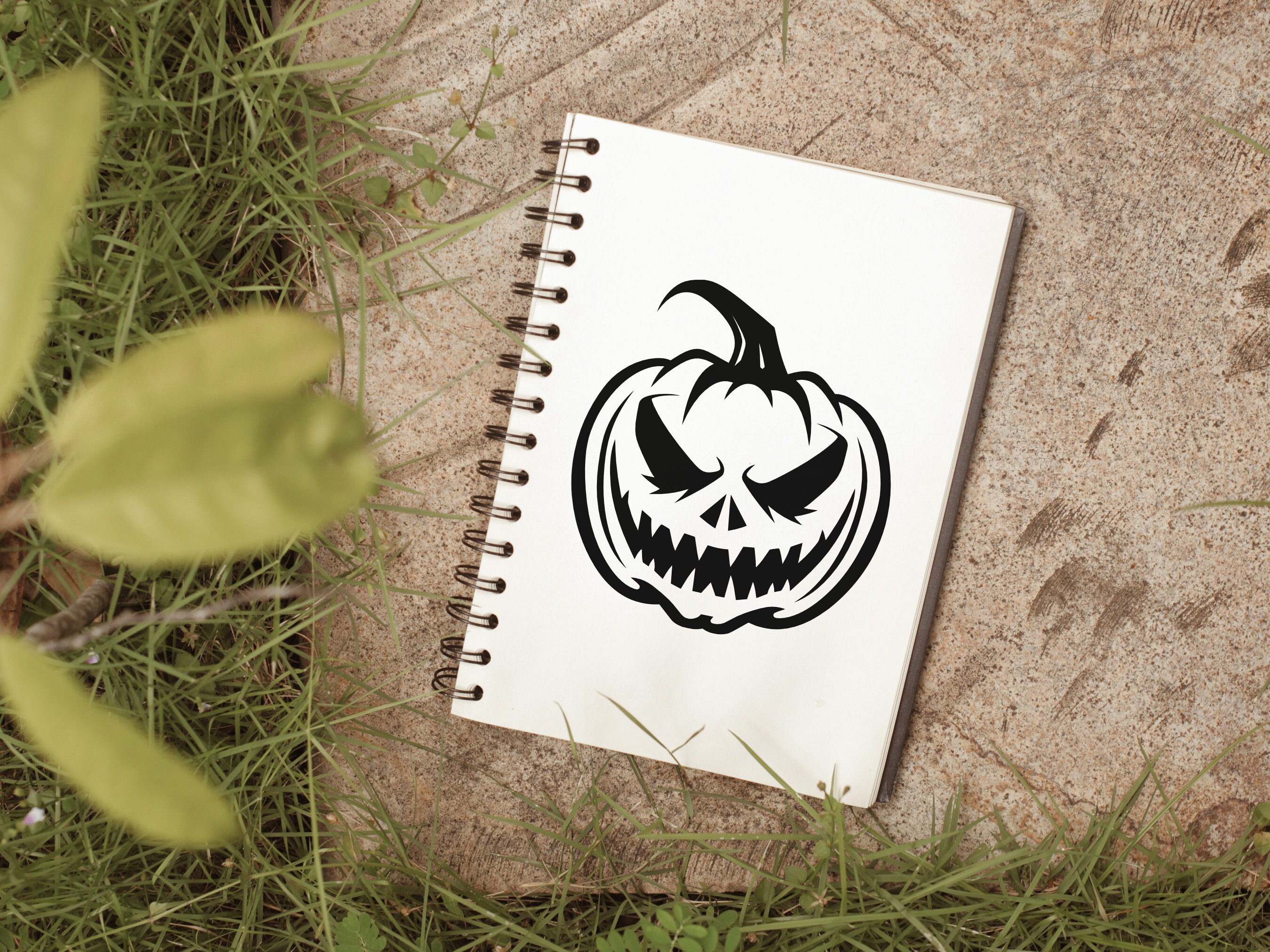 Jack O Lantern SVG - Scary Halloween Pumpkin Face Carving Printable ...
