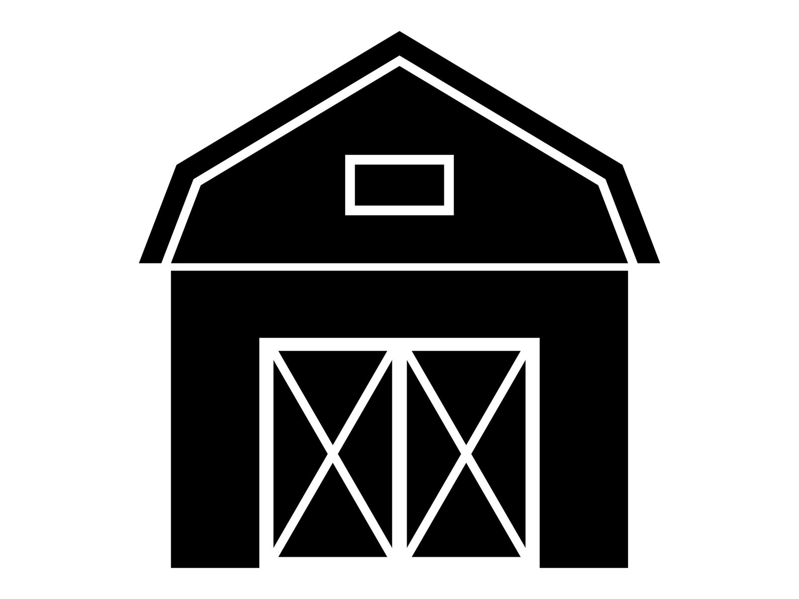 Barn SVG, Barn Silhouette, Barn Clipart, Barn Cut File, Barn PNG, Barn Outline, Barn Decal ...