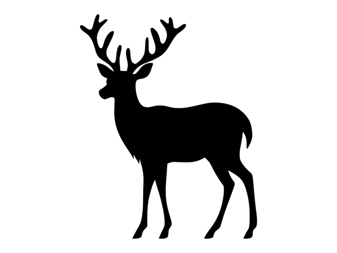 Reindeer SVG - Christmas Animals Santa Claus Reindeer Silhouette Clip ...