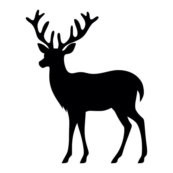 Christmas Silhouette Clip Art - Etsy