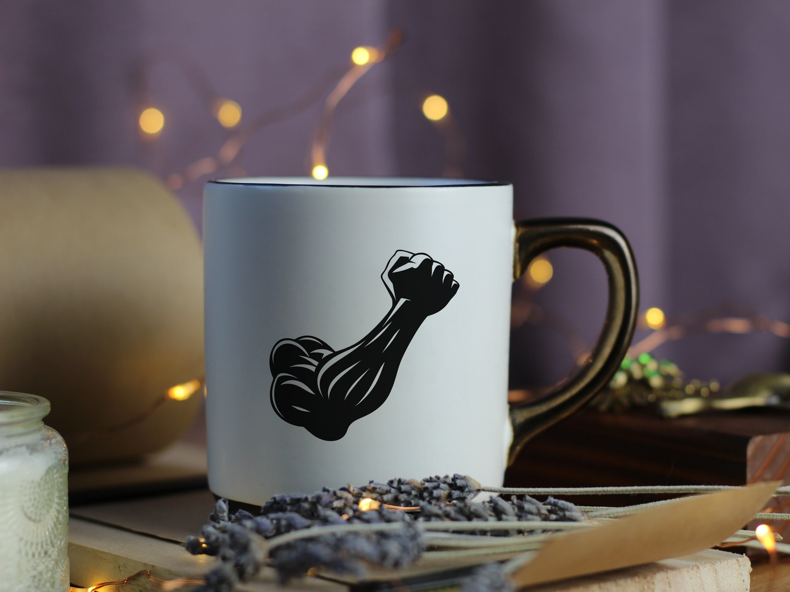 Muscle Flex SVG Body Builder Bicep Muscular Arm Flexing - Etsy