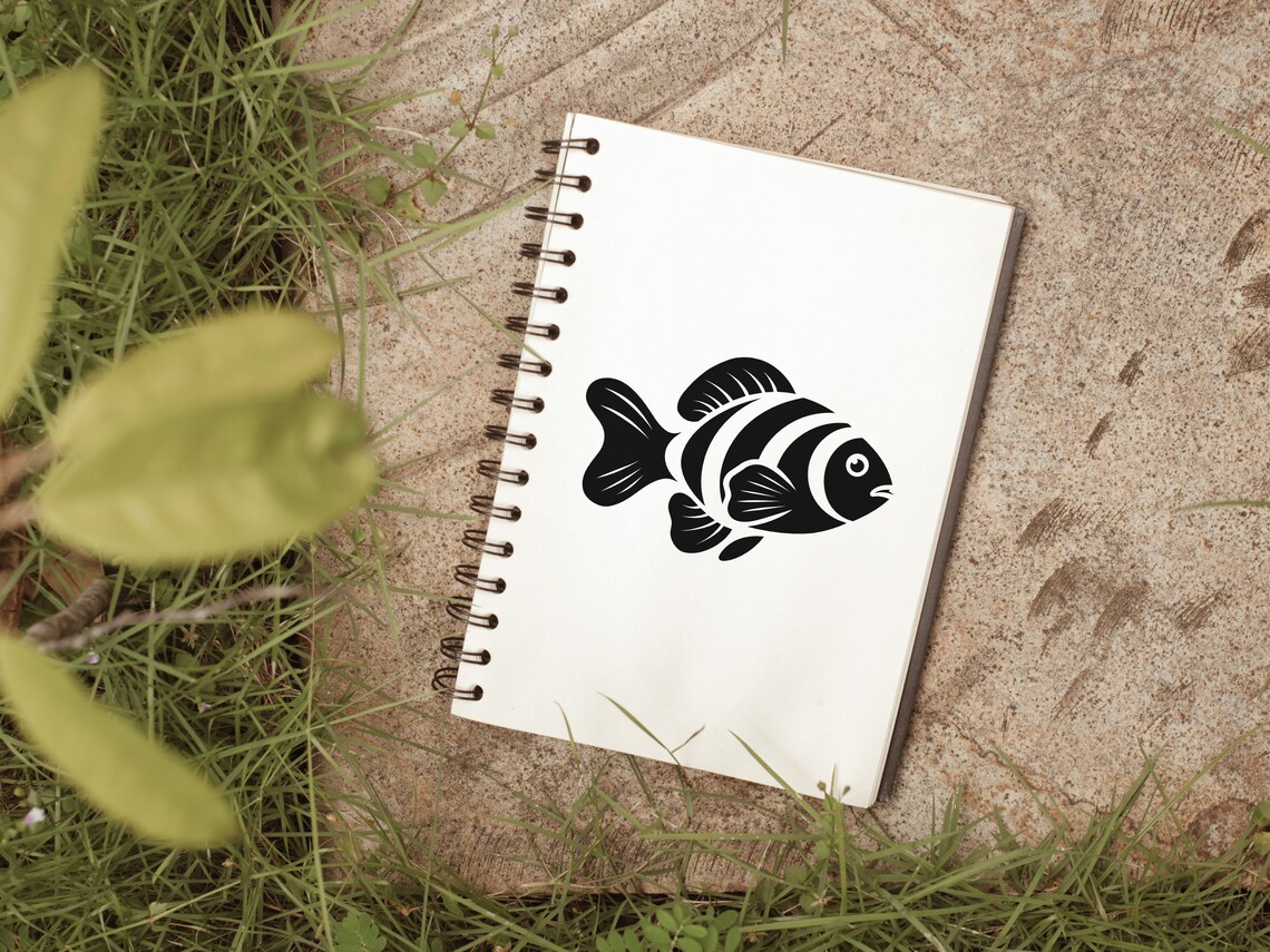Fish SVG Cartoon Fish Sea Life Ocean Marine Animals - Etsy