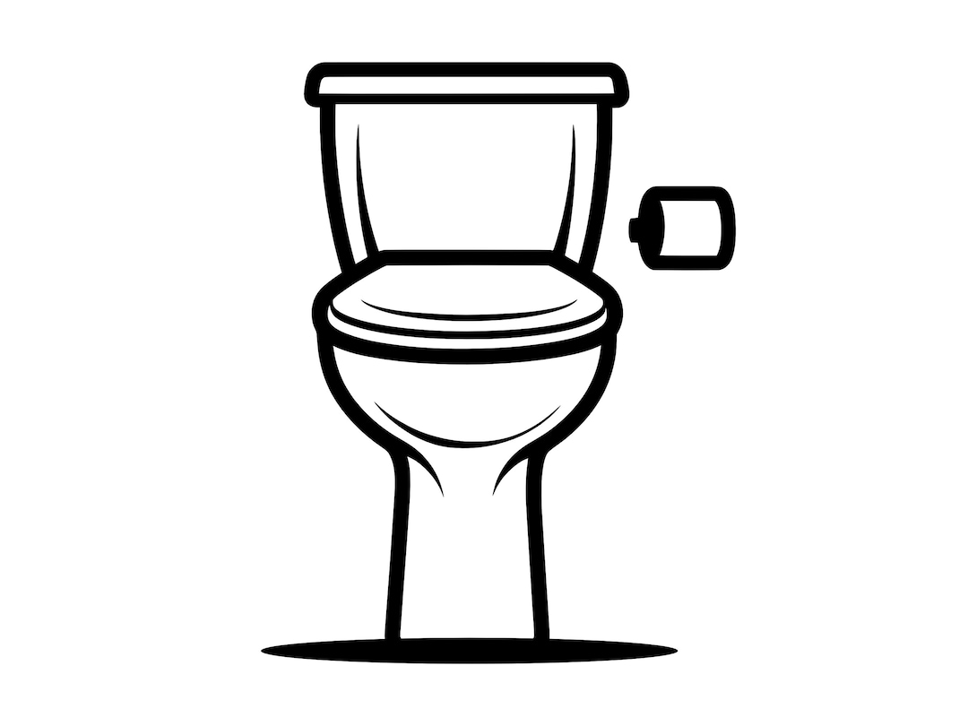 Toilet SVG - Bathroom Restroom Lavatory Toilet Bowl Printable Clip Art ...