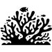 Coral Reef SVG - Fish Ocean Underwater Sea Aquatic Life Silhouette Clip ...