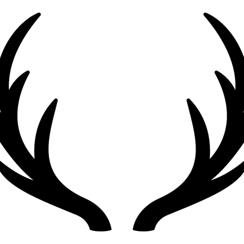 Antlers Silhouette - Etsy
