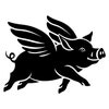 Flying Pig With Wings When Pigs Fly Svg Png Dxf Eps Pdf | Vector ...