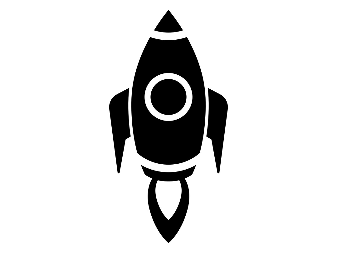 Rocket Ship SVG, Space Ship Silhouette, Space Rocket Clipart, Rocket ...